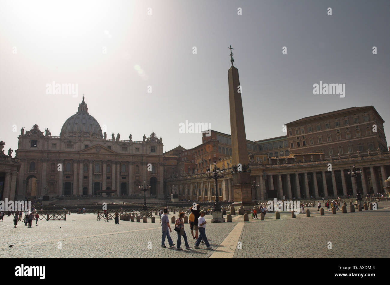 St Peters square Vatican city Rome Italy Stock Photo - Alamy