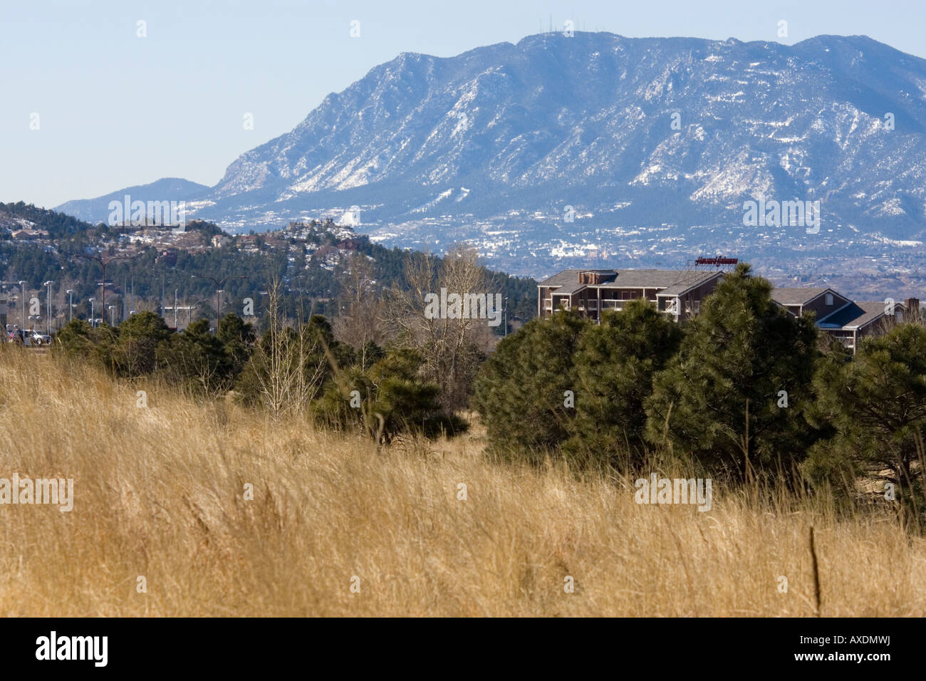 Colorado Springs Cityscape Stock Photo - Alamy