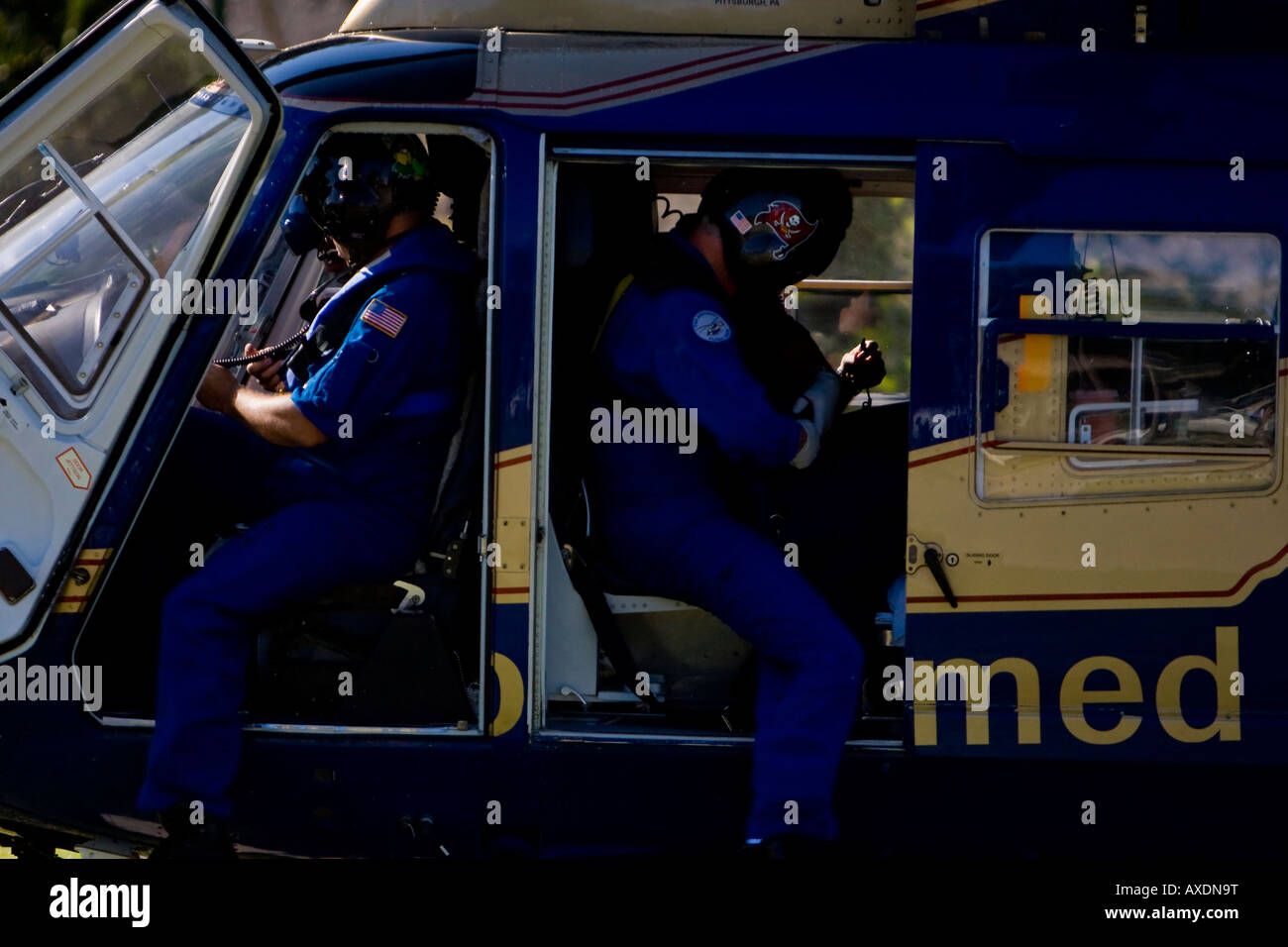 AeroMed Life Flight Emergency Medical Helicopter Stock Photo - Alamy