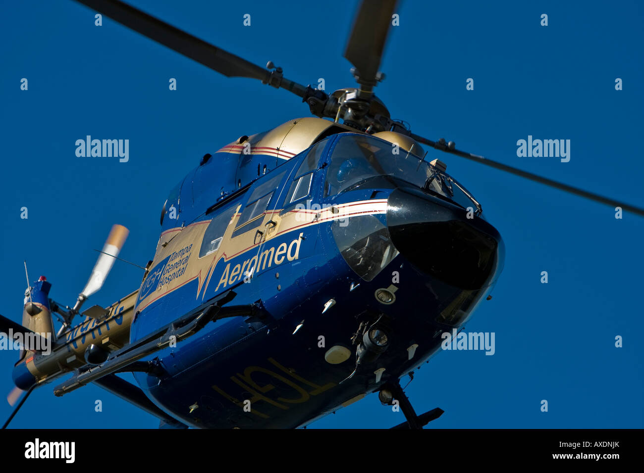 AeroMed Life Flight Emergency Medical Helicopter Stock Photo - Alamy
