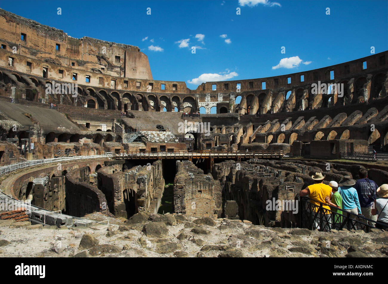 Inside the Colesseum (Previously known as the Flavian Amphitheatre ...