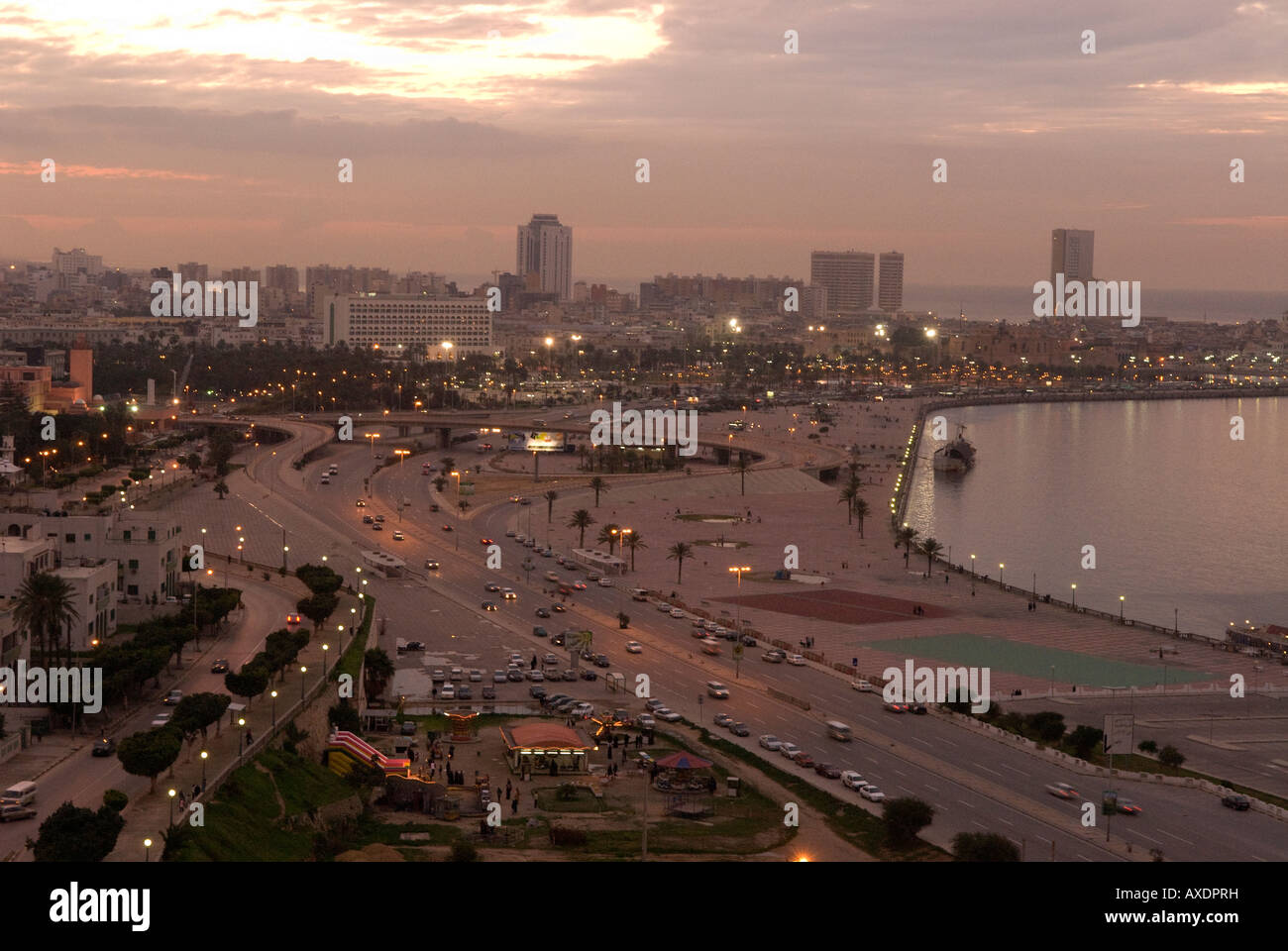 General view over the city of Tripoli Libya Stock Photo - Alamy