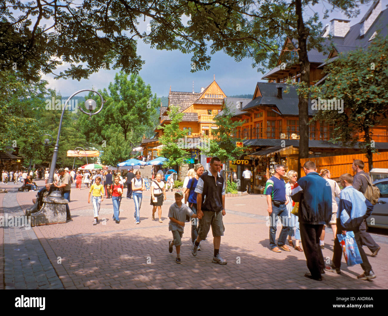 Krupowki Street main street in Zakopane Poland Stock Photo - Alamy
