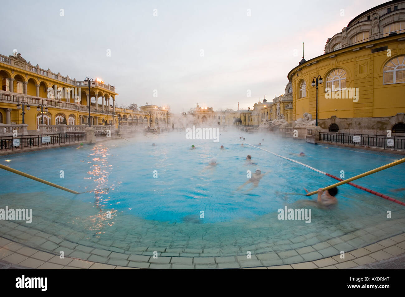 morning in the public baths Stock Photo - Alamy