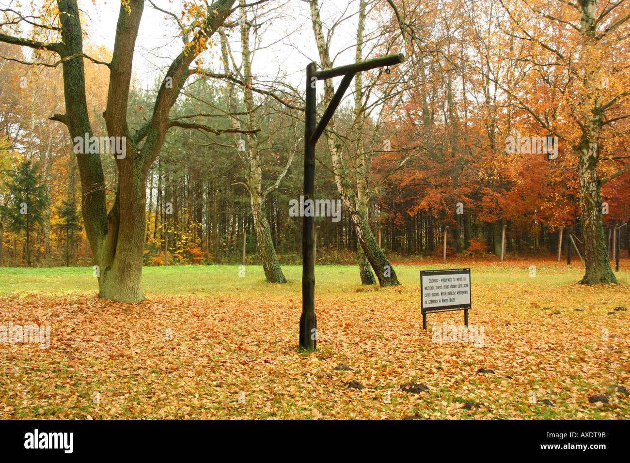 Gallows in nazi concentration camp hi-res stock photography and images ...