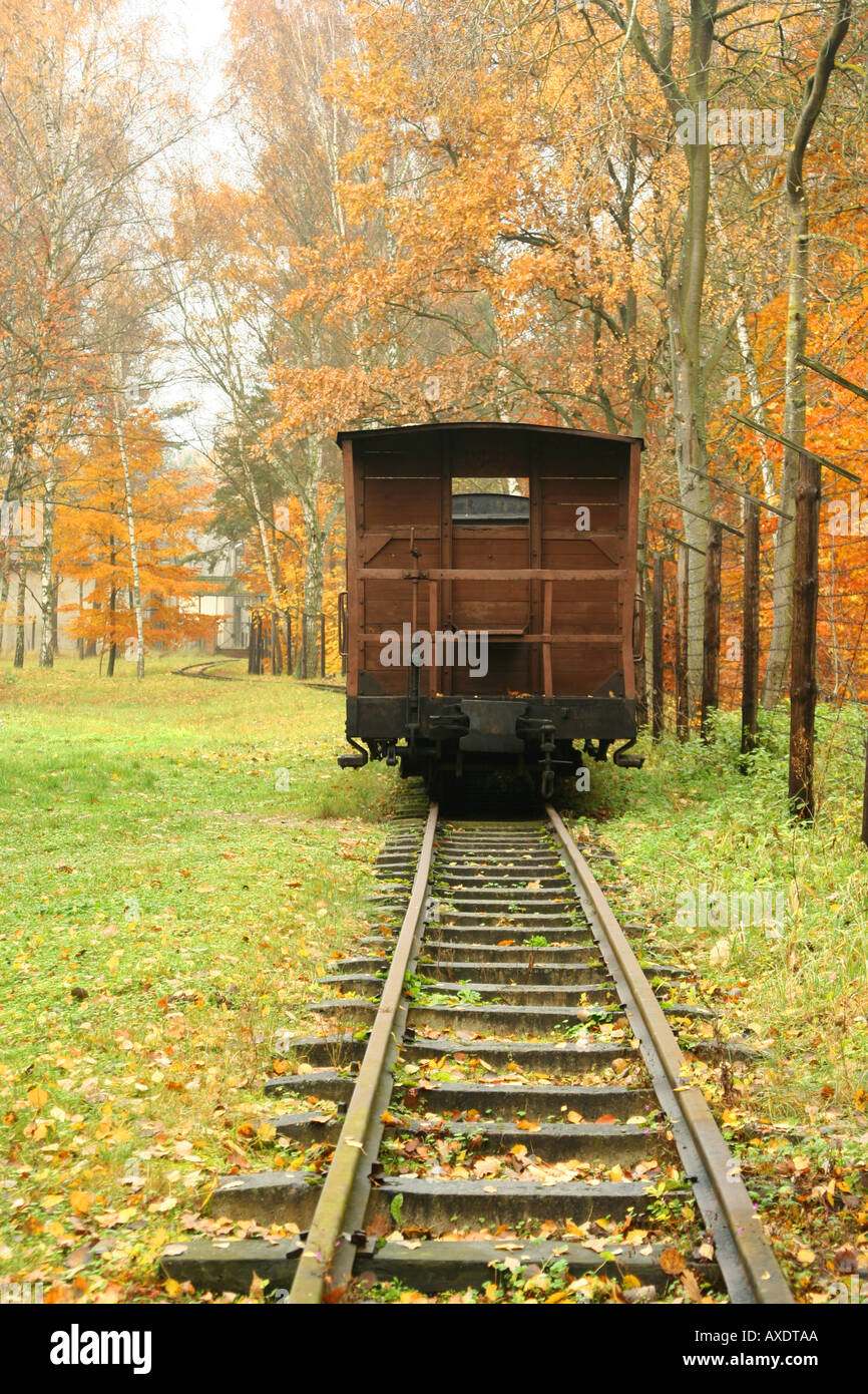 Train in Stutthof Concentration Camp Stock Photo - Alamy