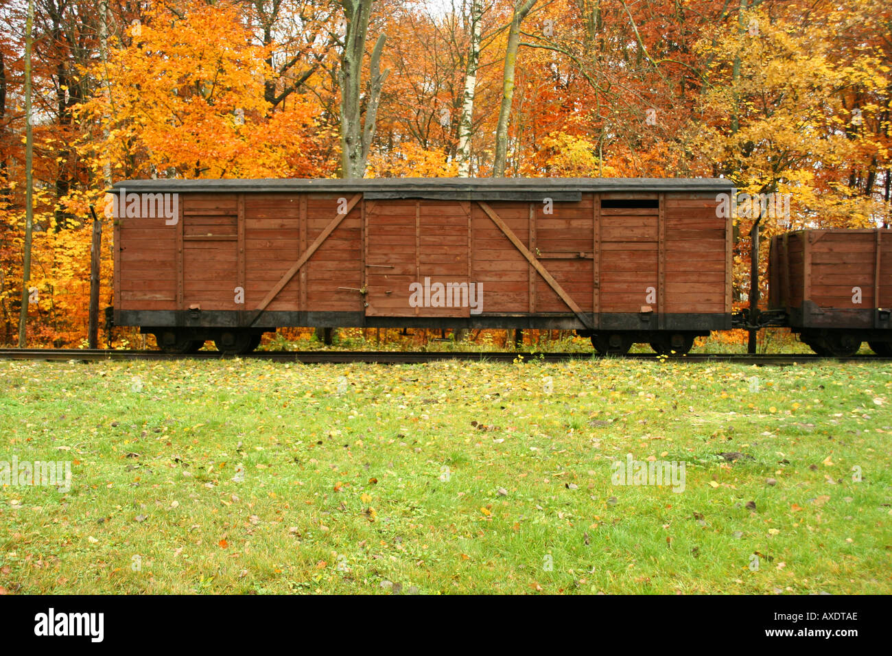 Train in Stutthof Concentration Camp Stock Photo - Alamy