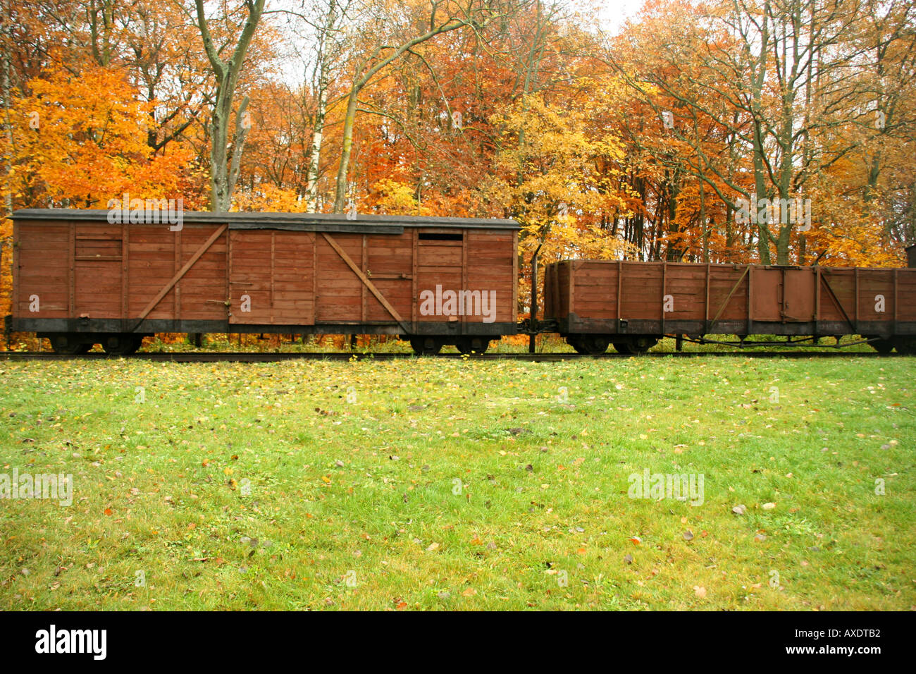 Train in Stutthof Concentration Camp Stock Photo - Alamy