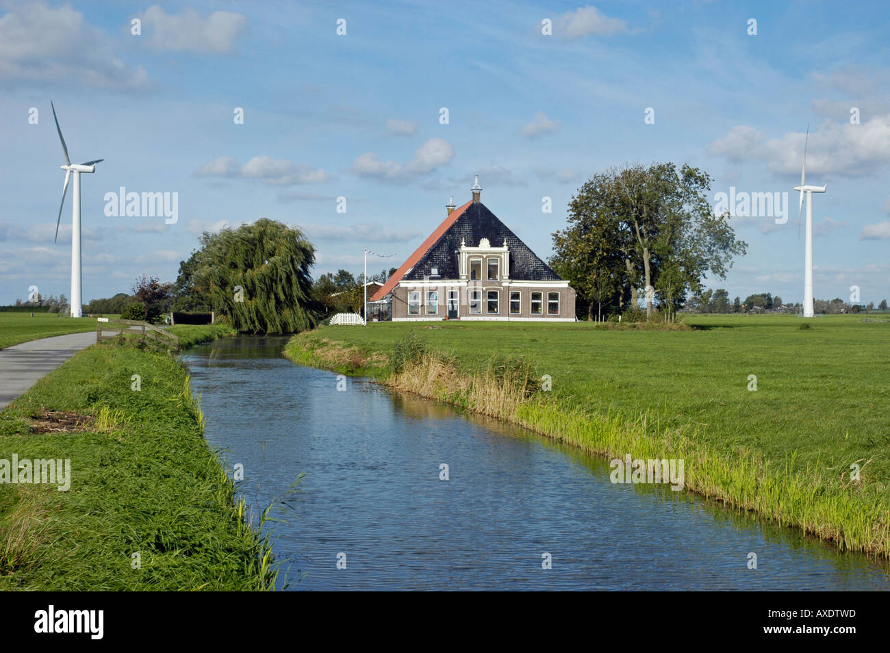 Country house, Frisia, Netherlands Stock Photo - Alamy