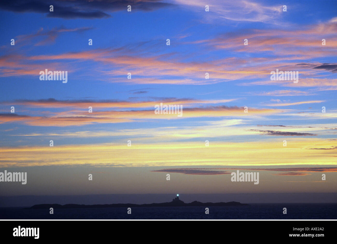 The Skerries Lighthouse Anglesey Wales UK SB Stock Photo - Alamy