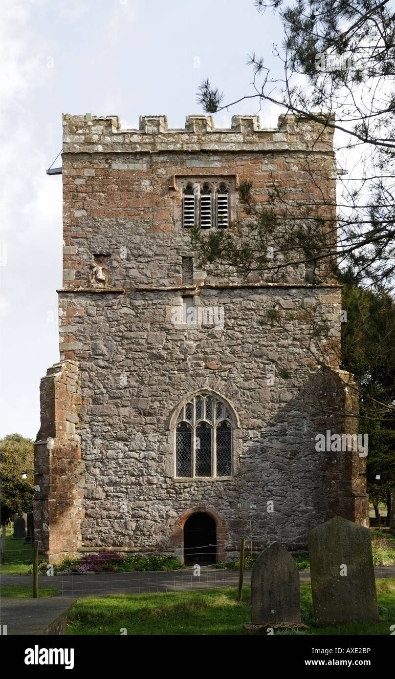 The West tower. Church of Saint Mary and Saint Michael, Great Urswick ...
