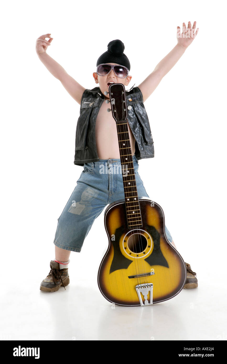 Full image of boy singing hi-res stock photography and images - Alamy