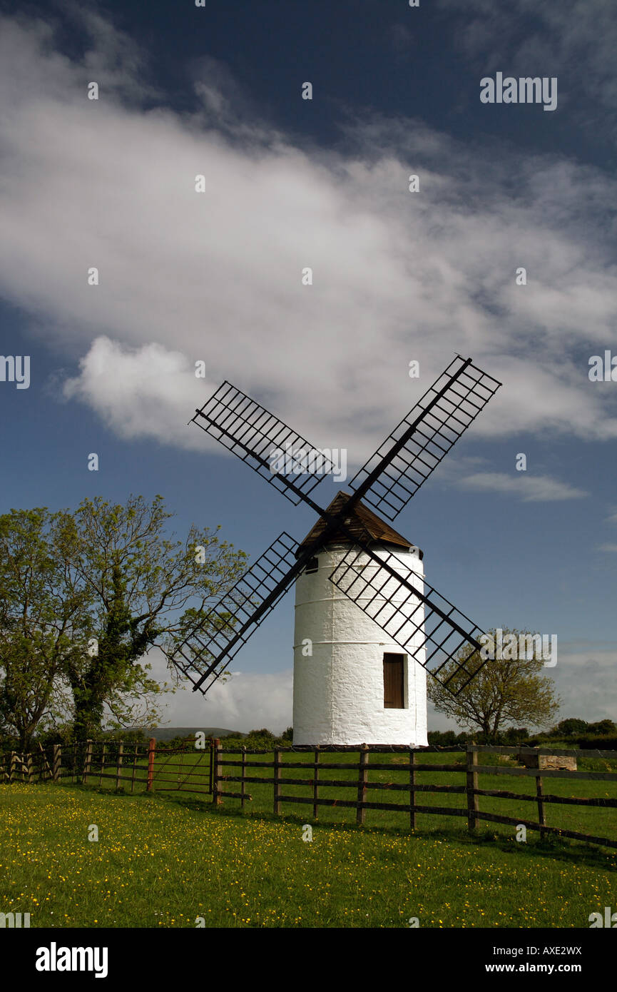 Ashton Windmill at Chapel Allerton, Somerset, England Stock Photo - Alamy