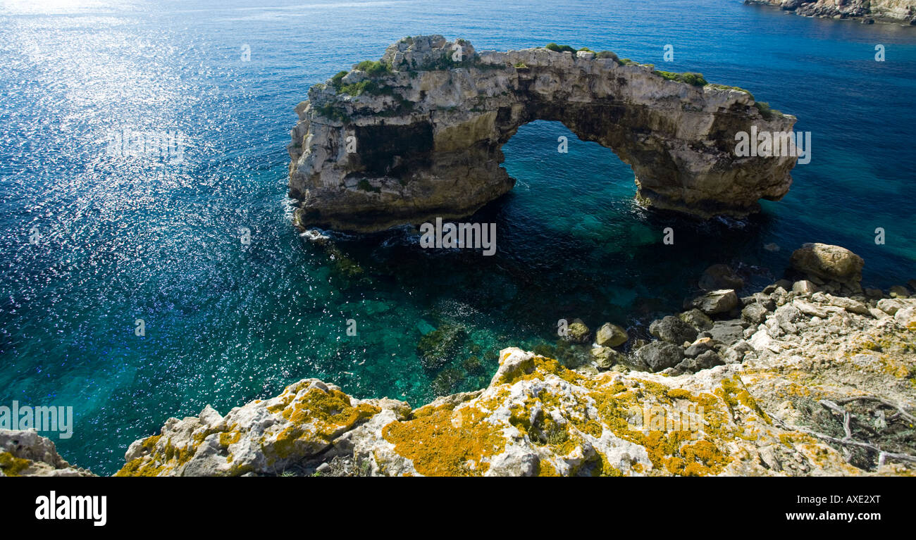 Es Pontas.Near Cala Santanyi.Mallorca Island.Spain Stock Photo - Alamy