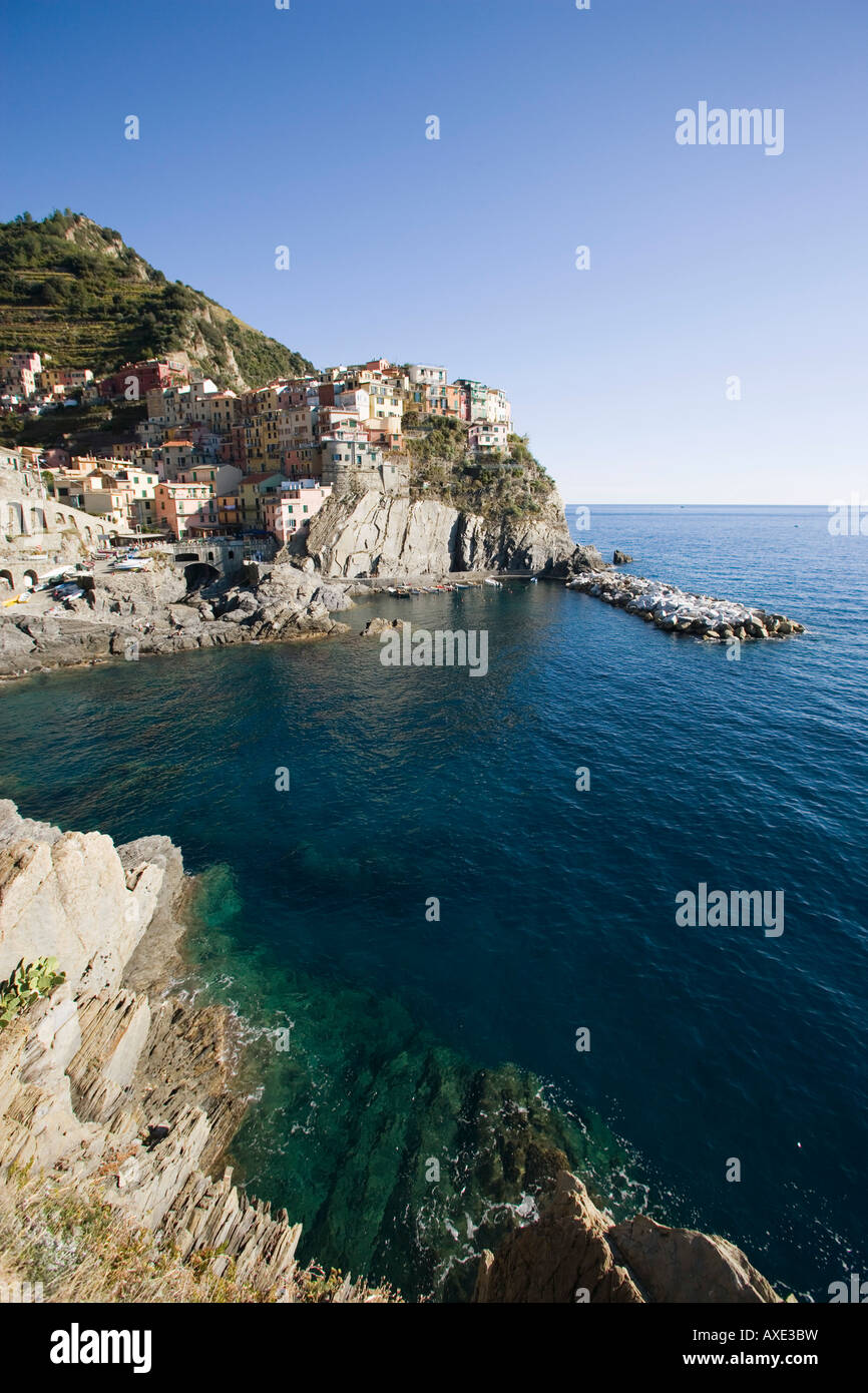 Isolated village of manarola in hi-res stock photography and images - Alamy