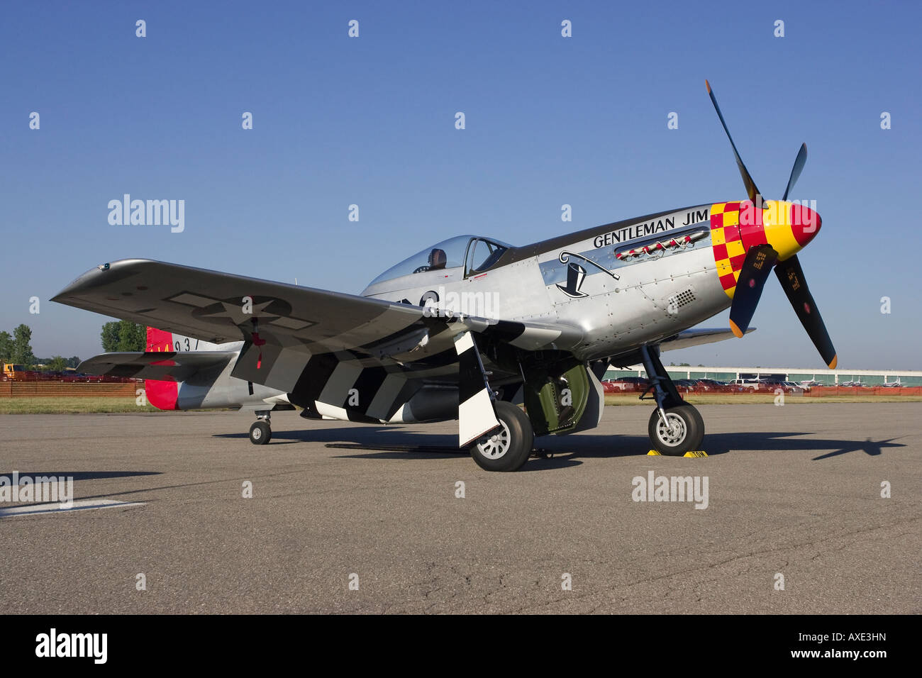 P-51D Mustang "Gentleman Jim" on display at Thunder Over Michigan Air ...