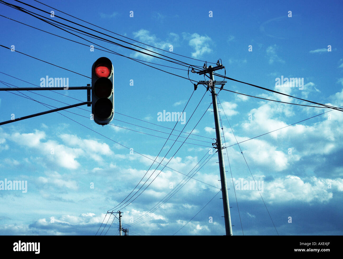Telephone poles lines hi-res stock photography and images - Alamy