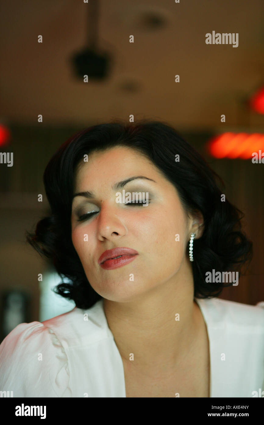 the Russian sopranist Anna Netrebko 35 years old Stock Photo - Alamy