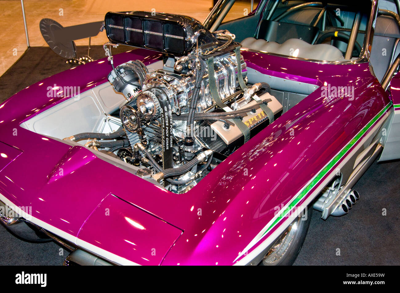American Corvette Dragster Stock Photo - Alamy