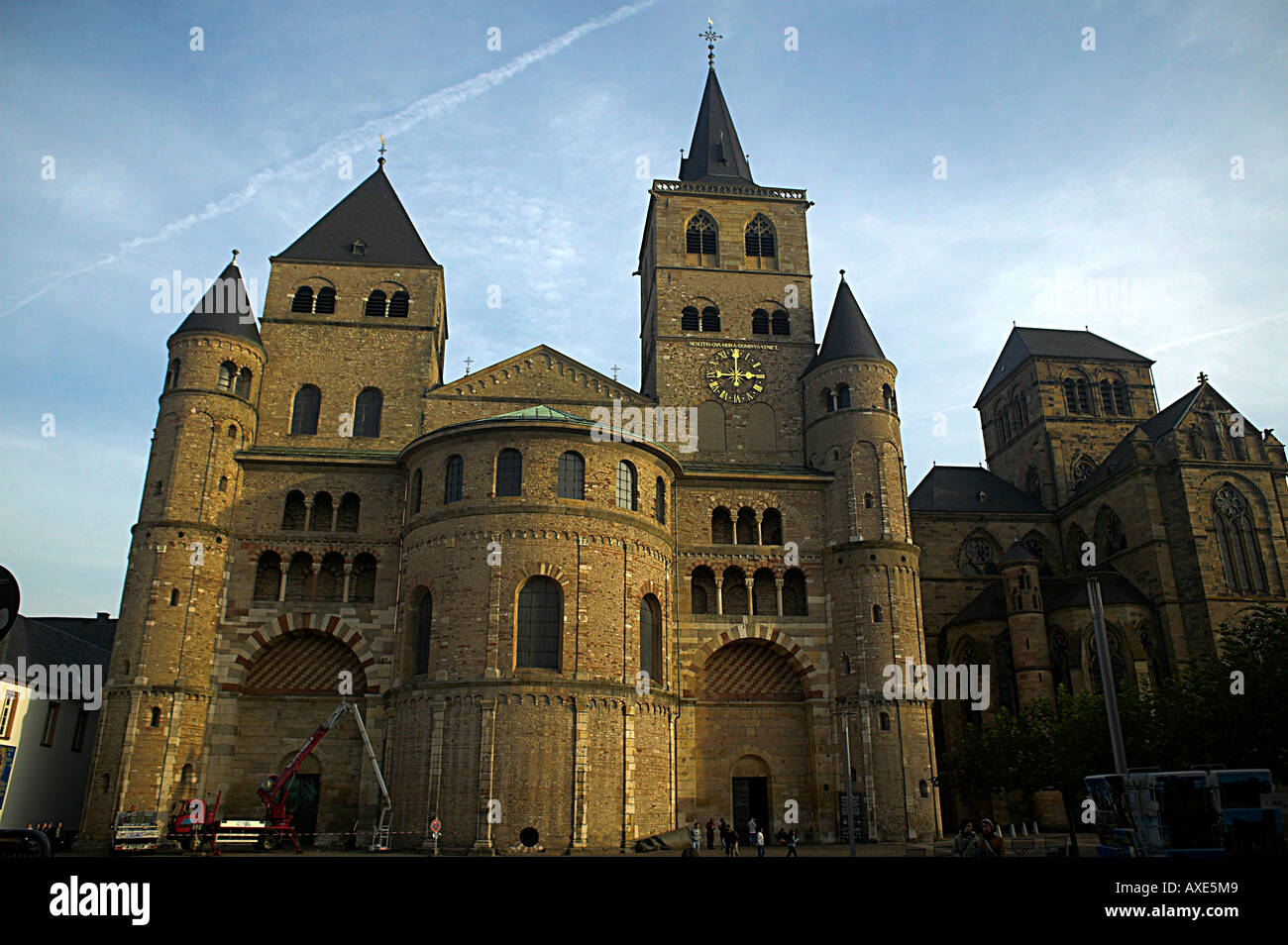 Trier cathedral with "Domstein", Trier, Germany Stock Photo - Alamy