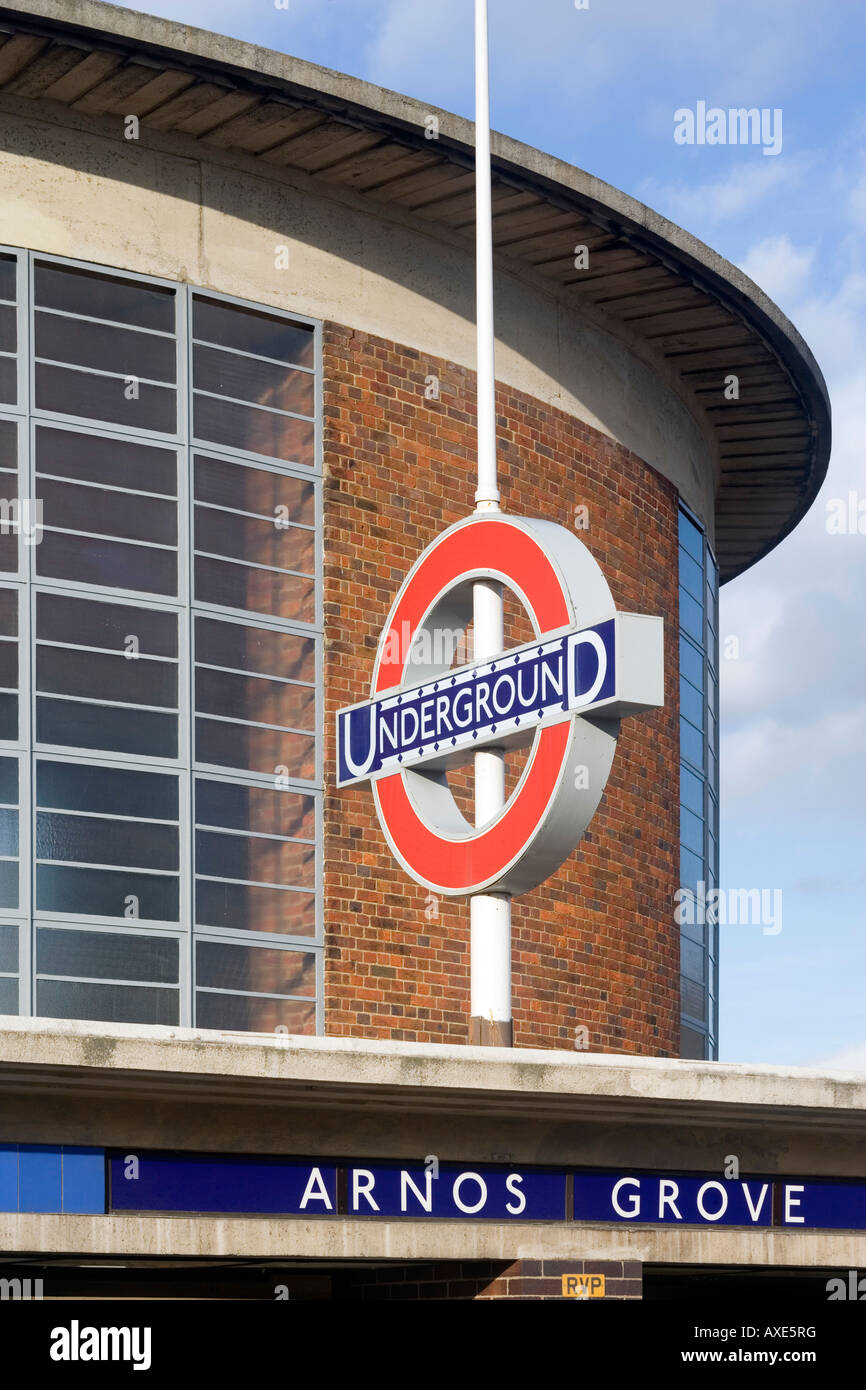 Arnos Grove, London Underground Station, London. 1932. Architect ...