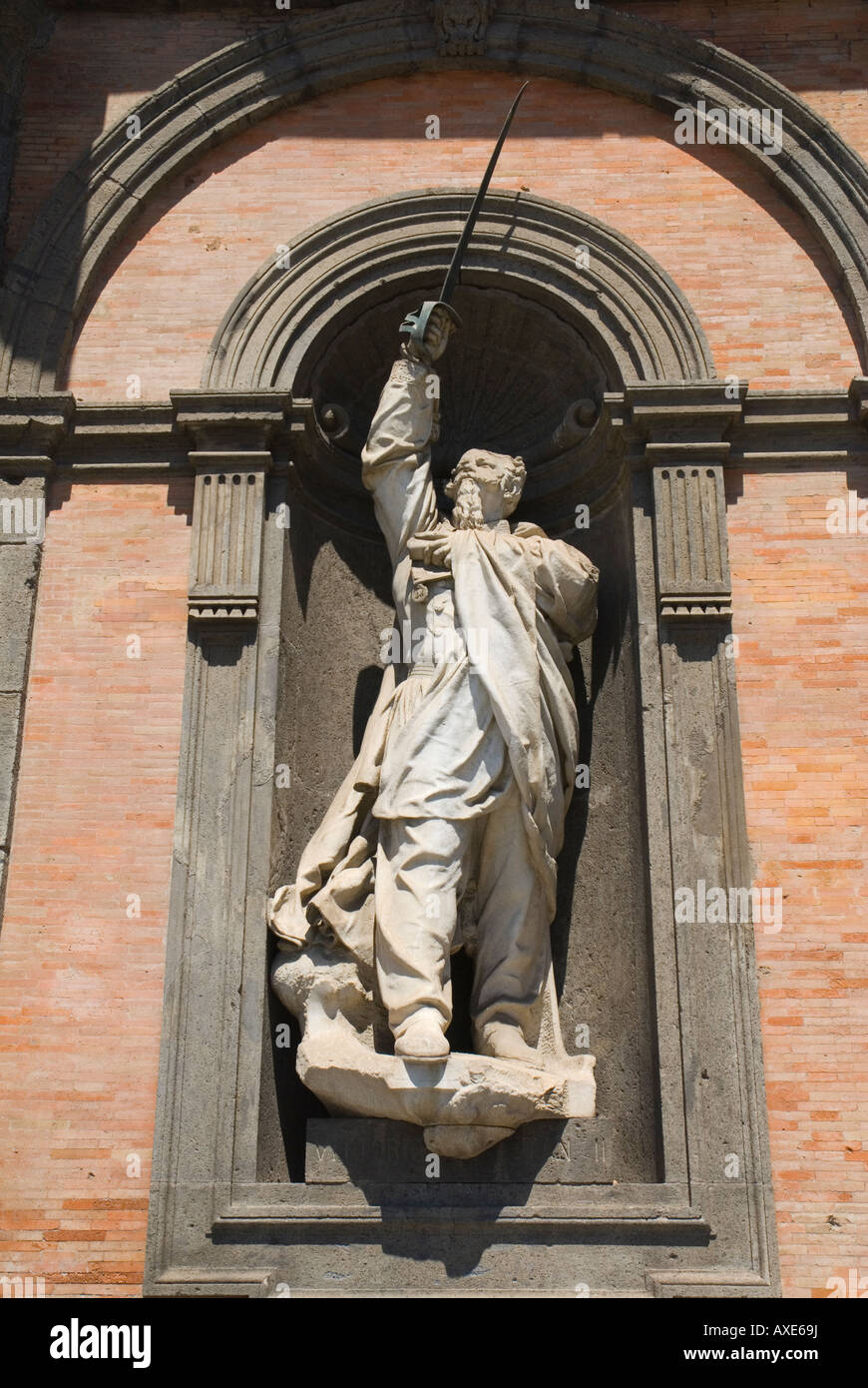 statue of Victor Emanuel II of Savoy, western façade side of the Royal ...