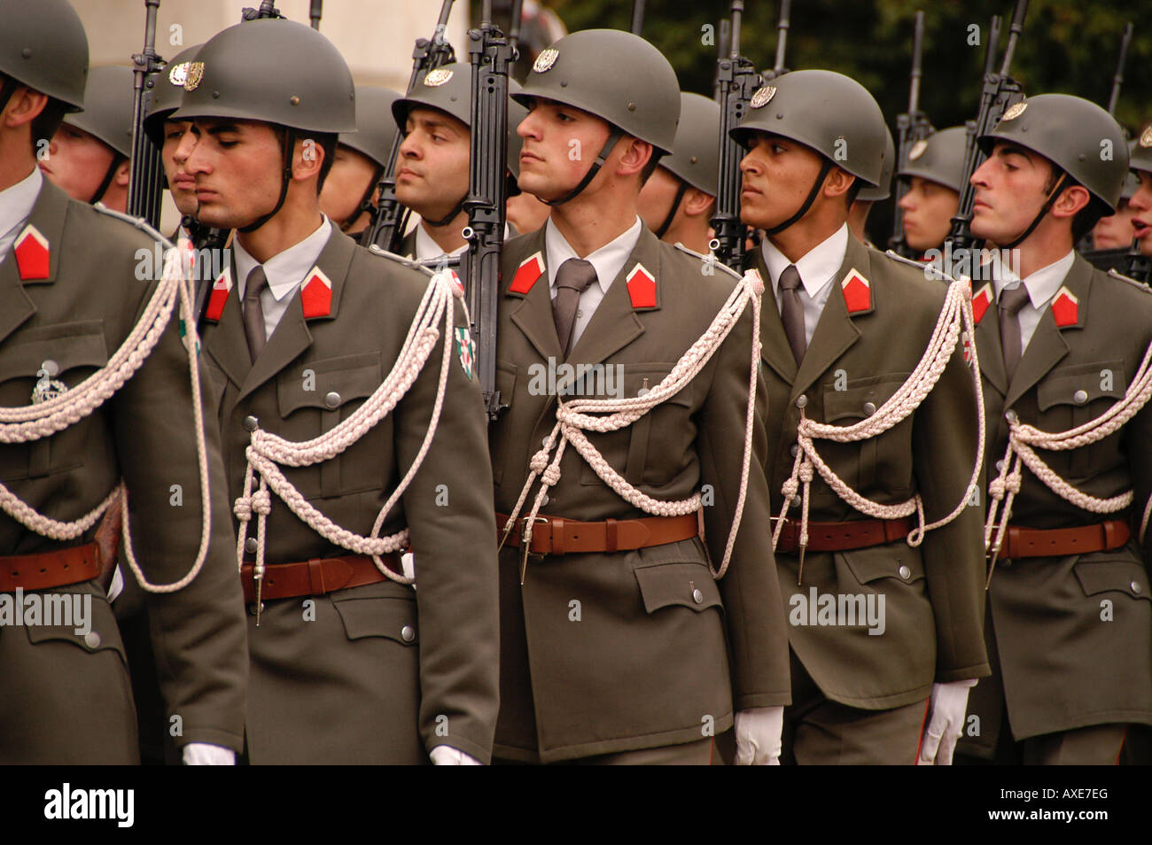 Austria Vienna Heldenplatz Heroes Square Army Honor Guard for visiting ...