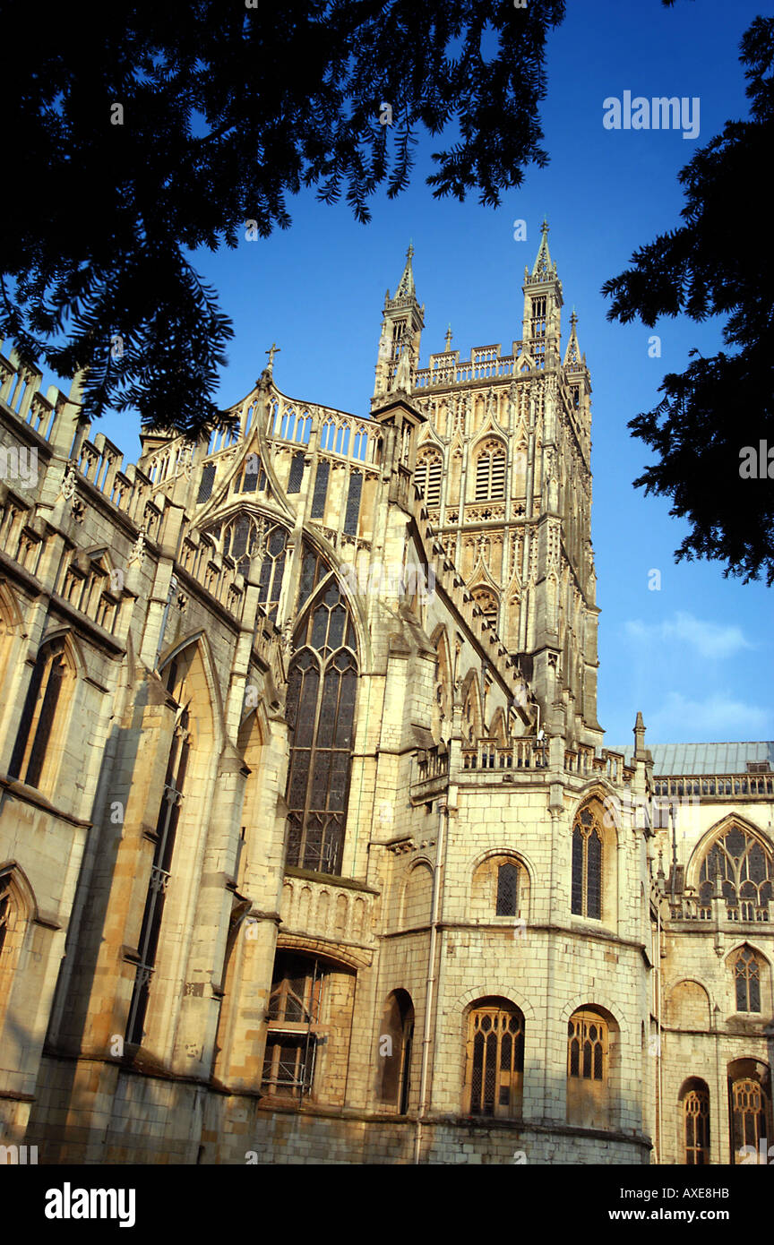North east exterior of Gloucester Cathedral Stock Photo - Alamy