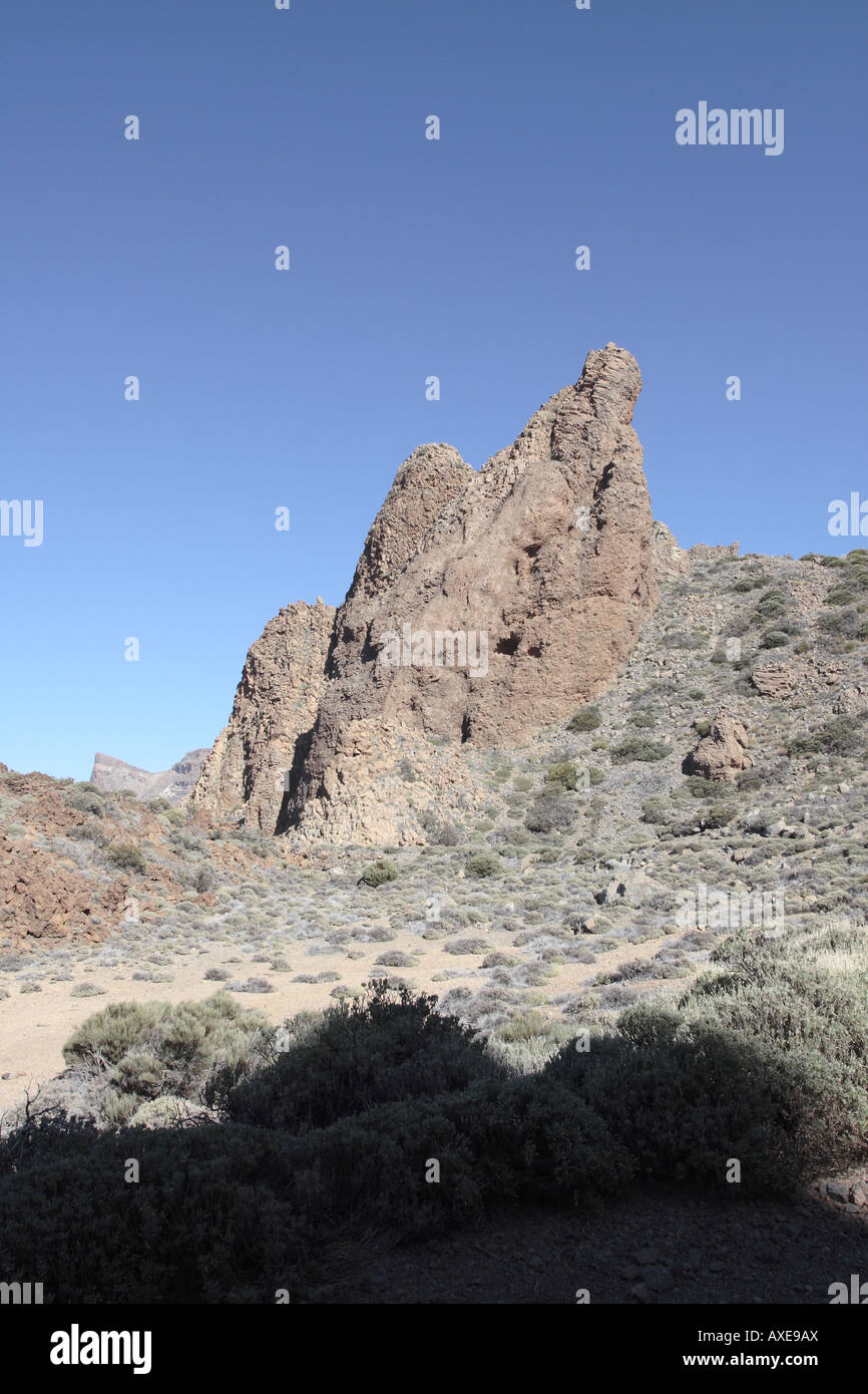 One of the many unusual rock formations on the caused by erosion in the ...