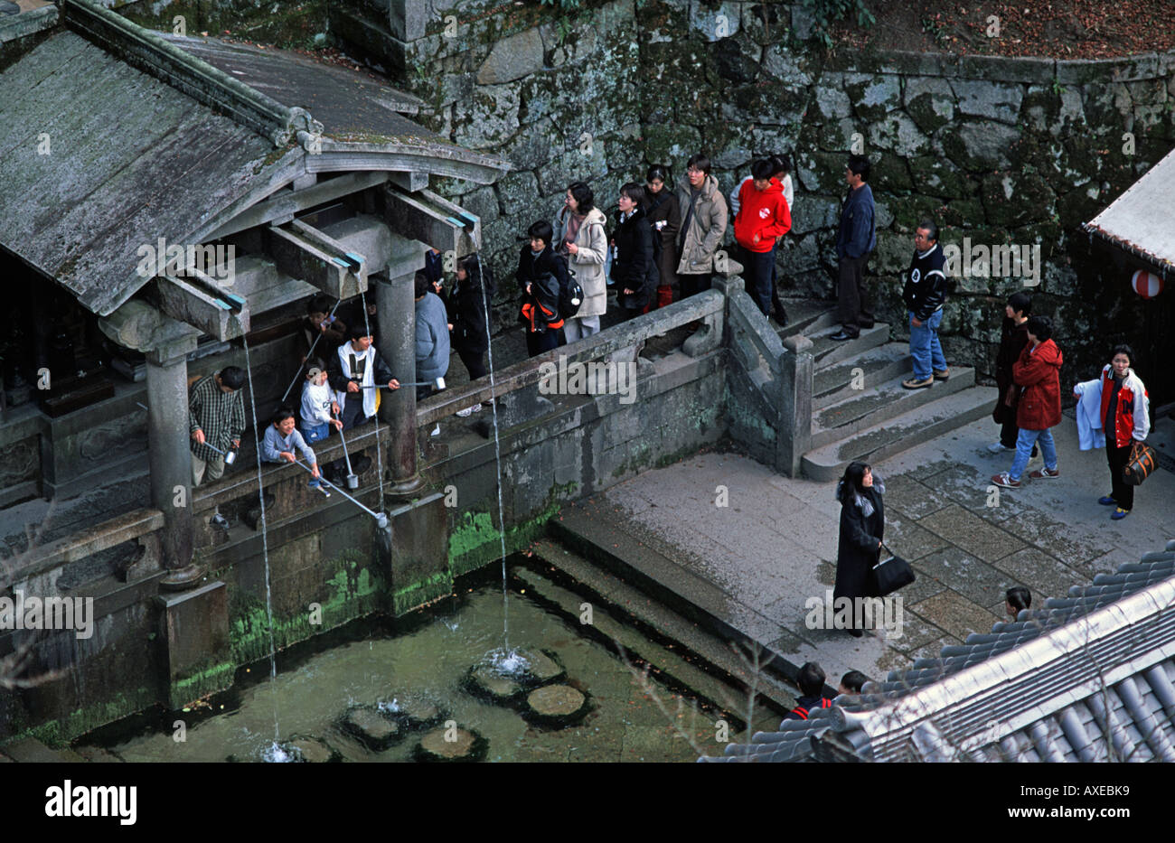 Sacred site for blessing with water from a mountain spring Water temple ...