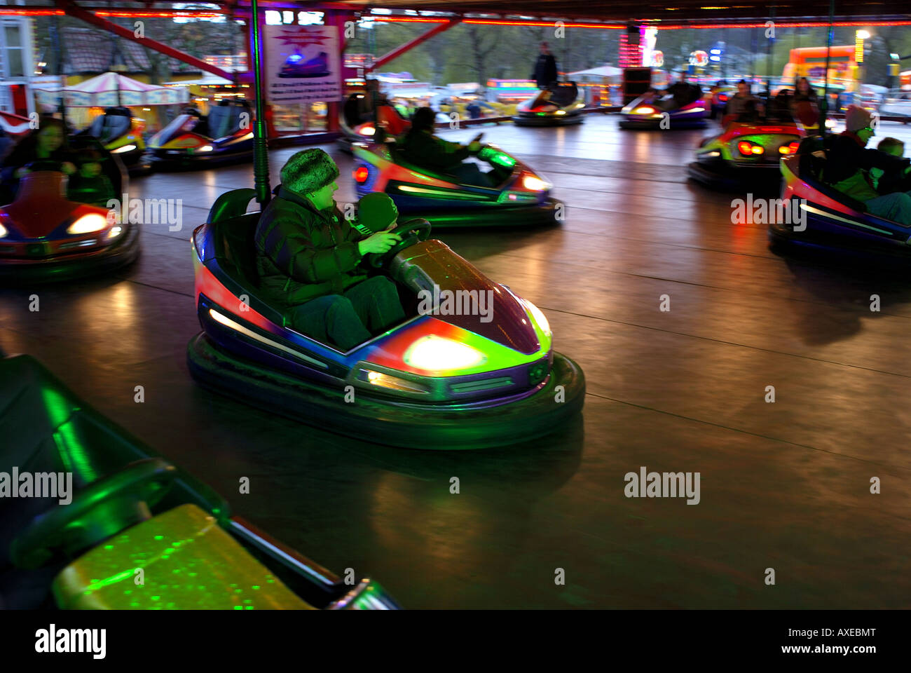Funfair bumper car hi-res stock photography and images - Alamy