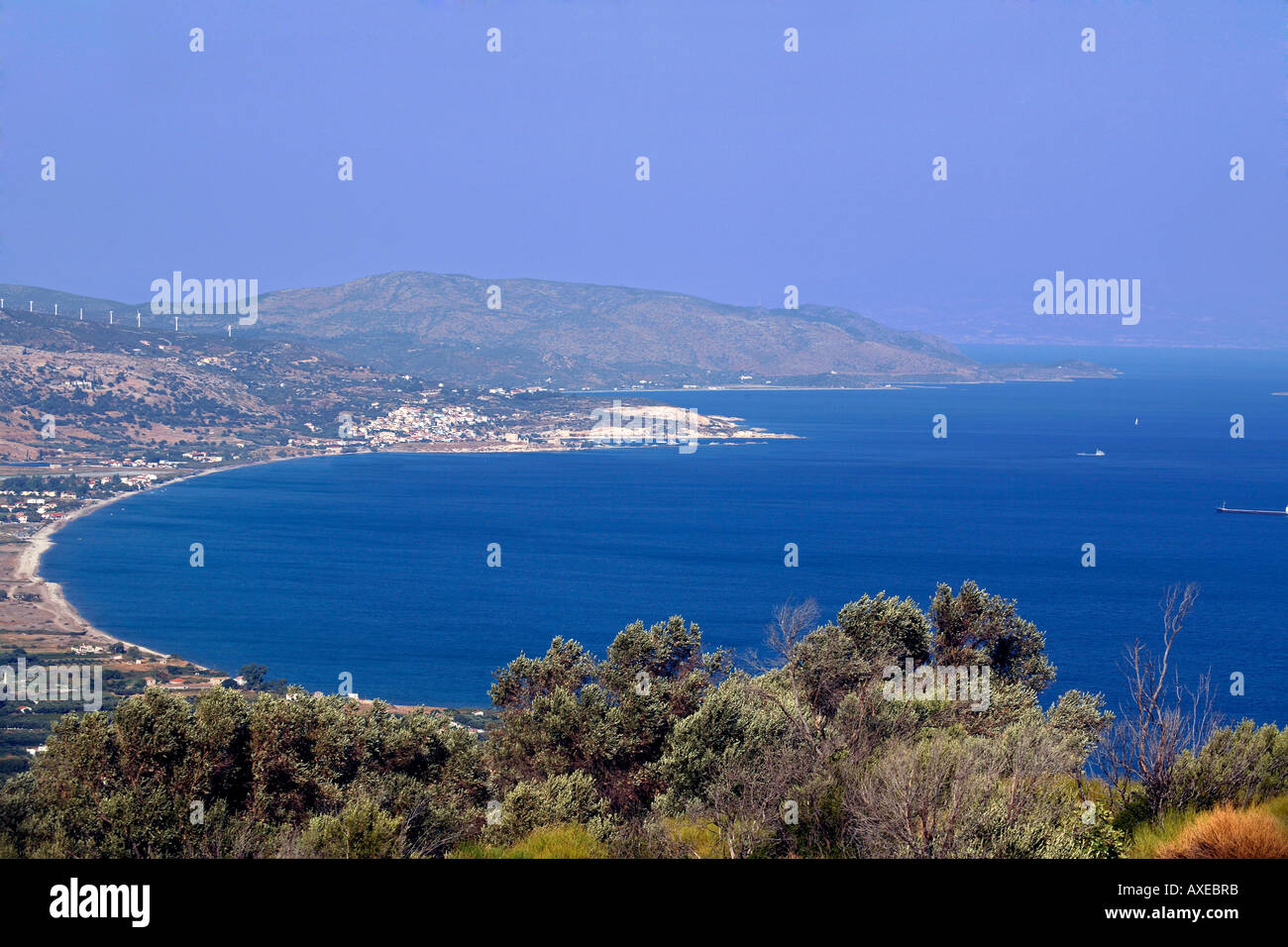 greece northern aegean islands samos the resort of pythagorion Stock ...