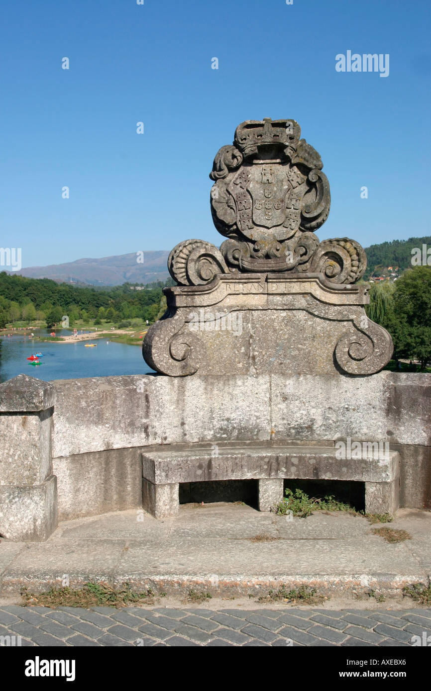 Ponte da Barca, small town on River Lima, Portugal Stock Photo - Alamy