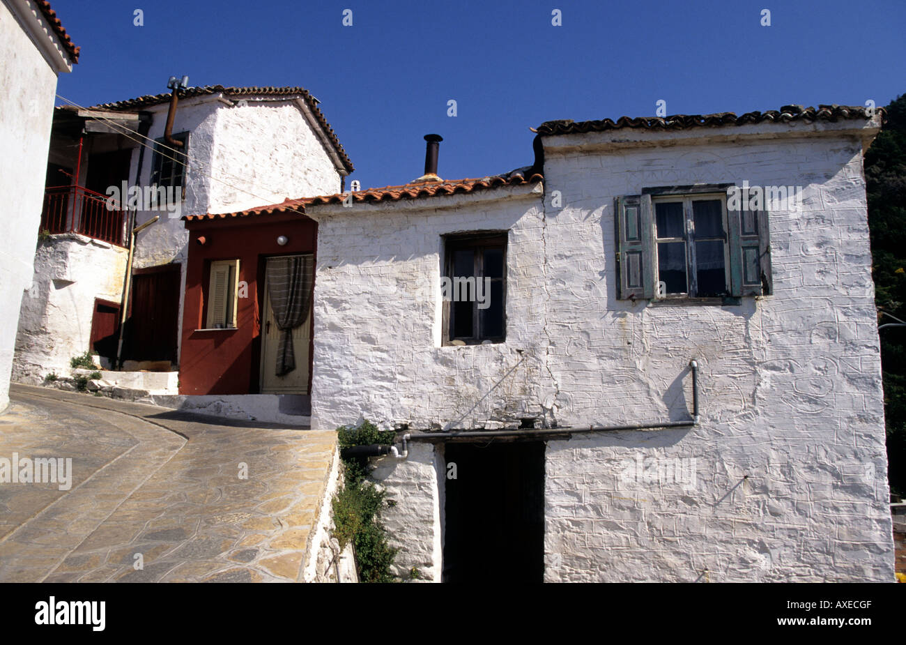 Manolates mountain village hi-res stock photography and images - Alamy