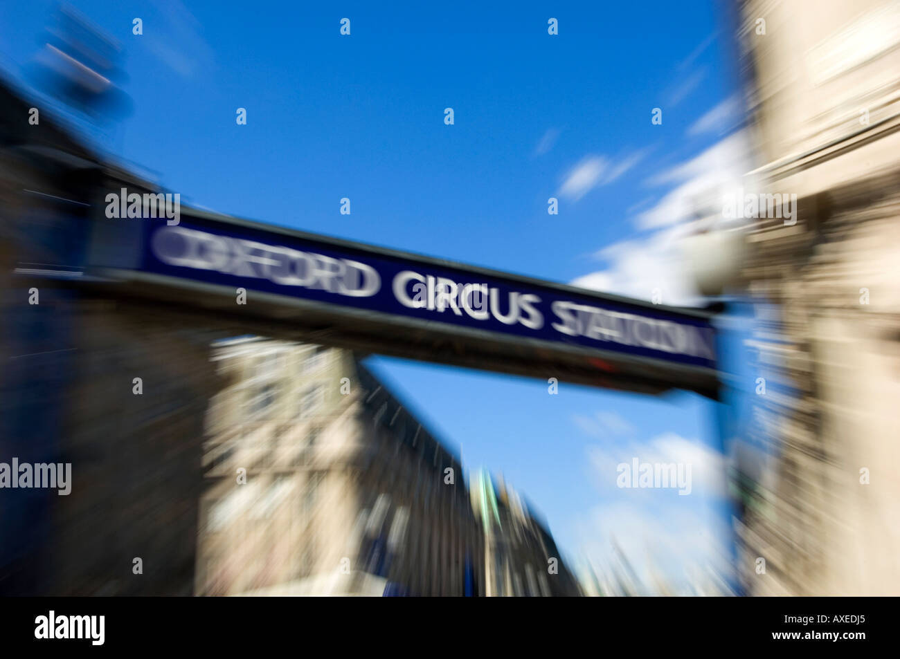 oxford; street; signs; directions; tube; overhead; post; signpost ...