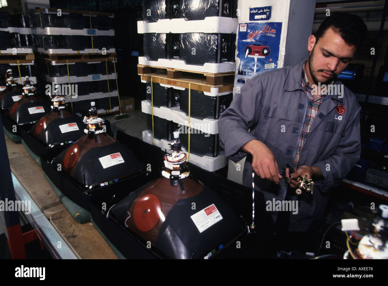 Television assembly line plant in hi-res stock photography and images ...