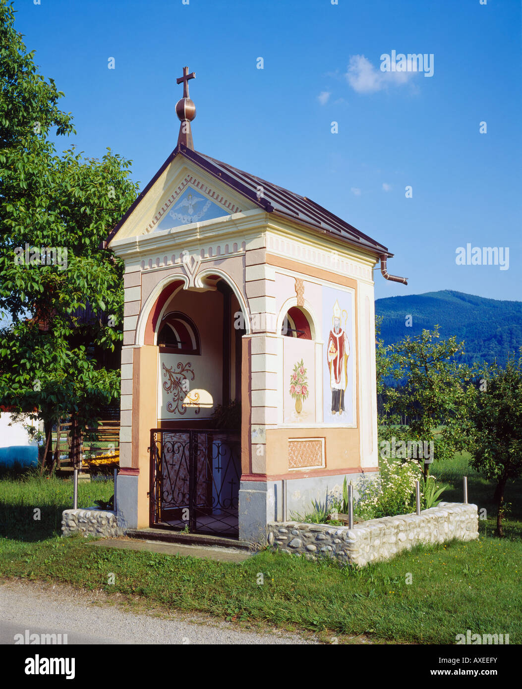 Roadside shrine near Nazarje, Stajerska, Slovenia Stock Photo - Alamy