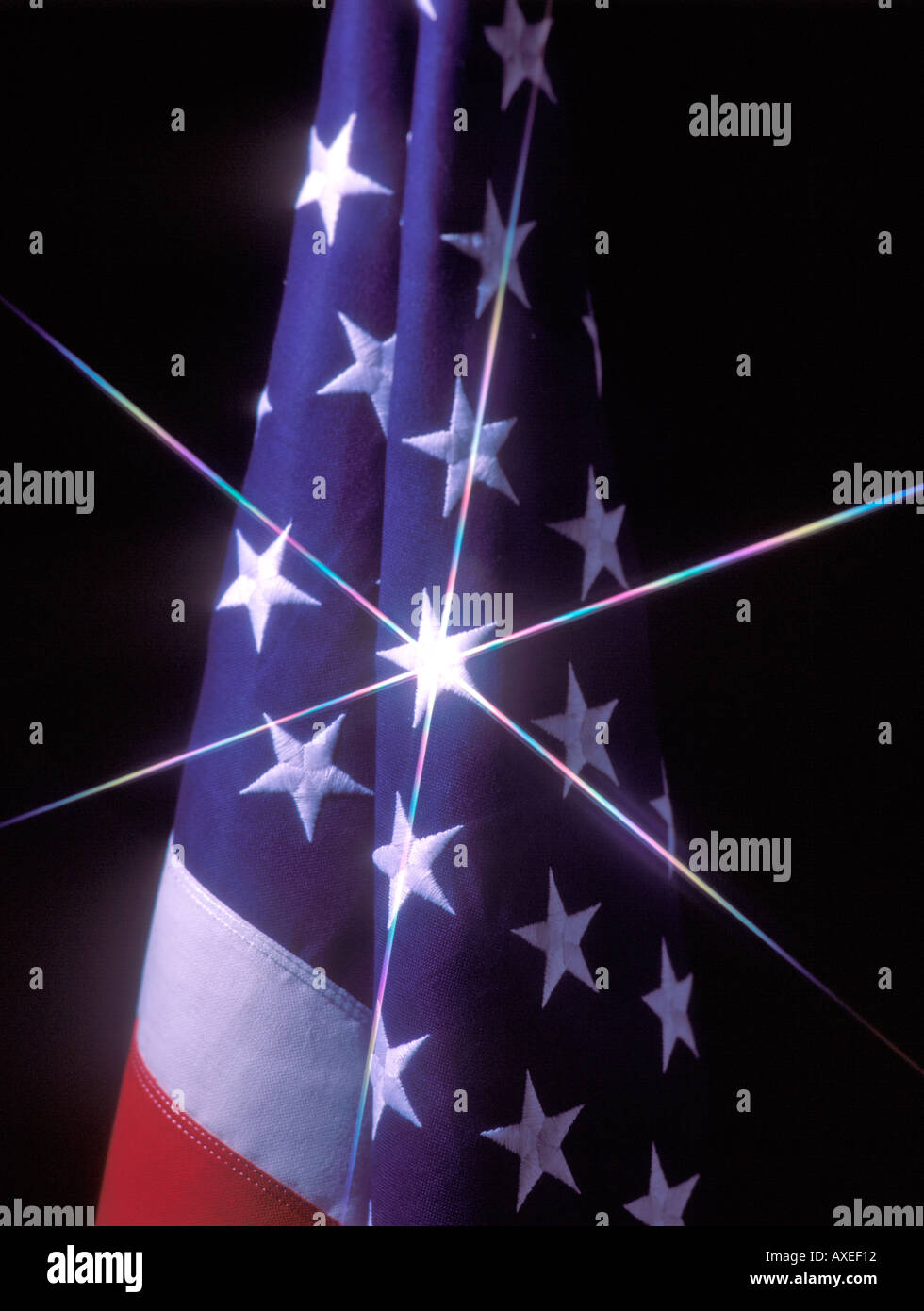 One star on a flag hi-res stock photography and images - Alamy