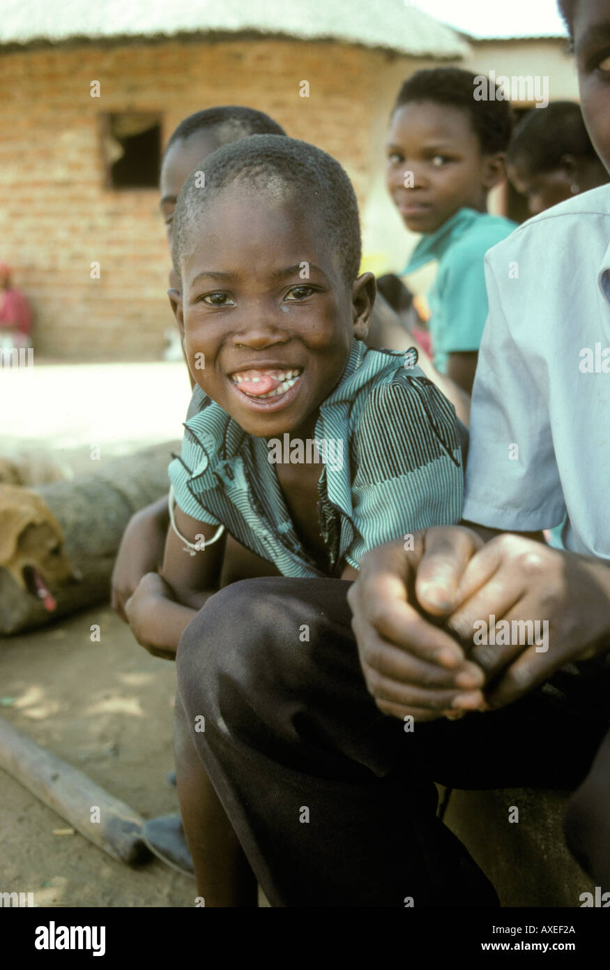Africa South Africa Boy smiles Stock Photo - Alamy