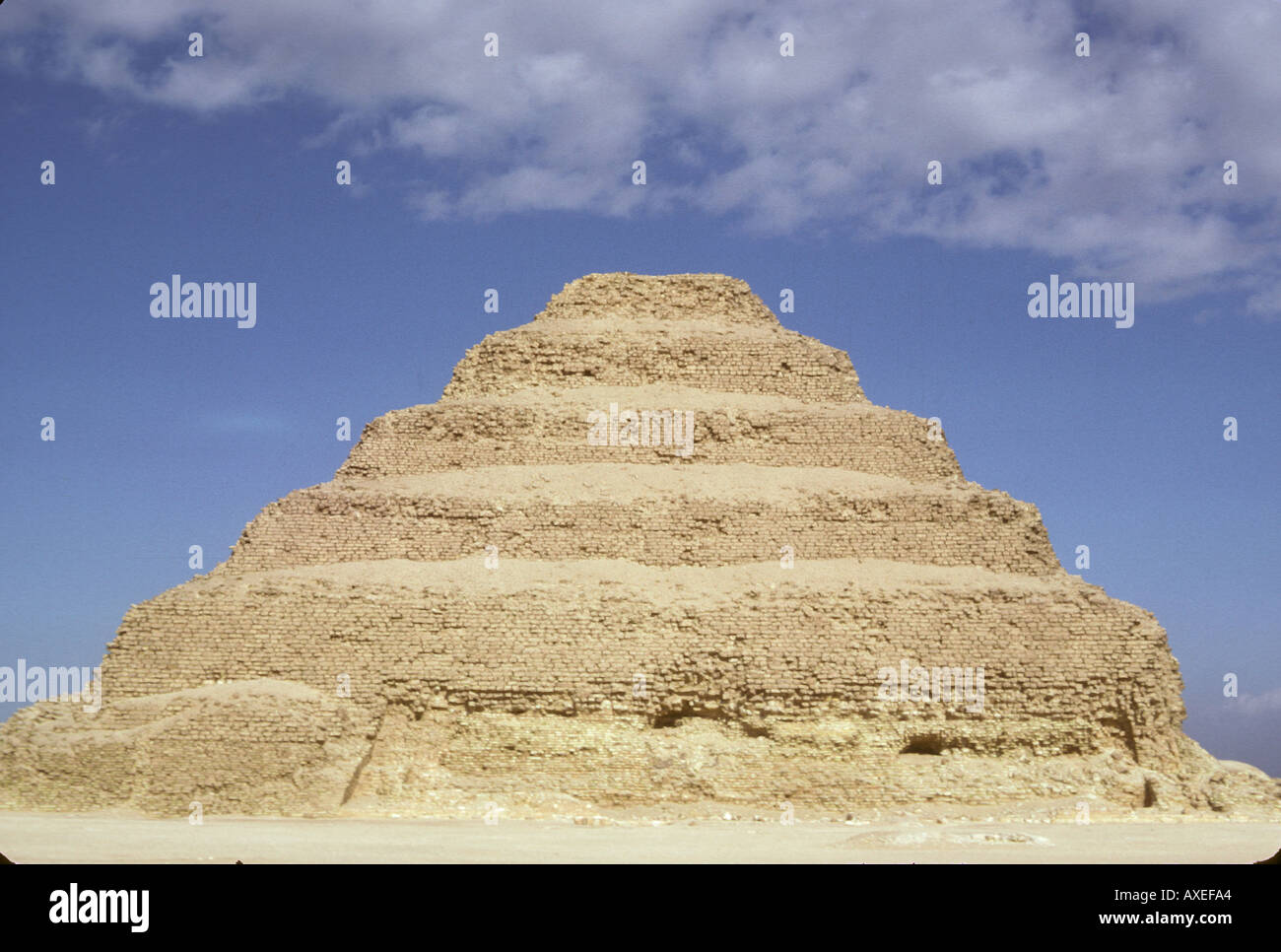 Africa Egypt Step pyramids Stock Photo - Alamy