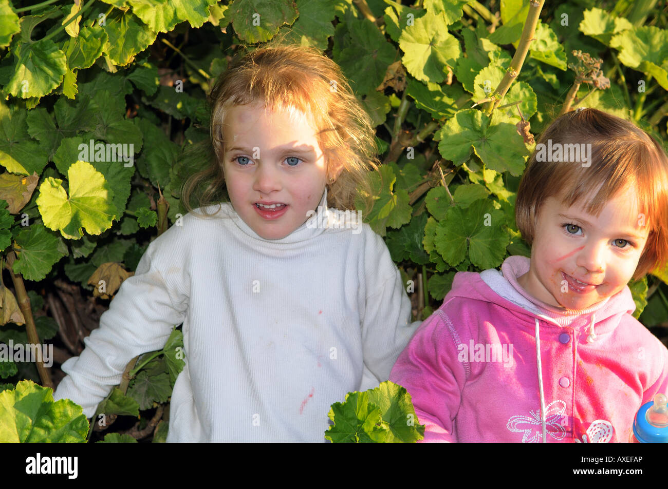 Cute little girls in Jerusalem Israel Stock Photo - Alamy