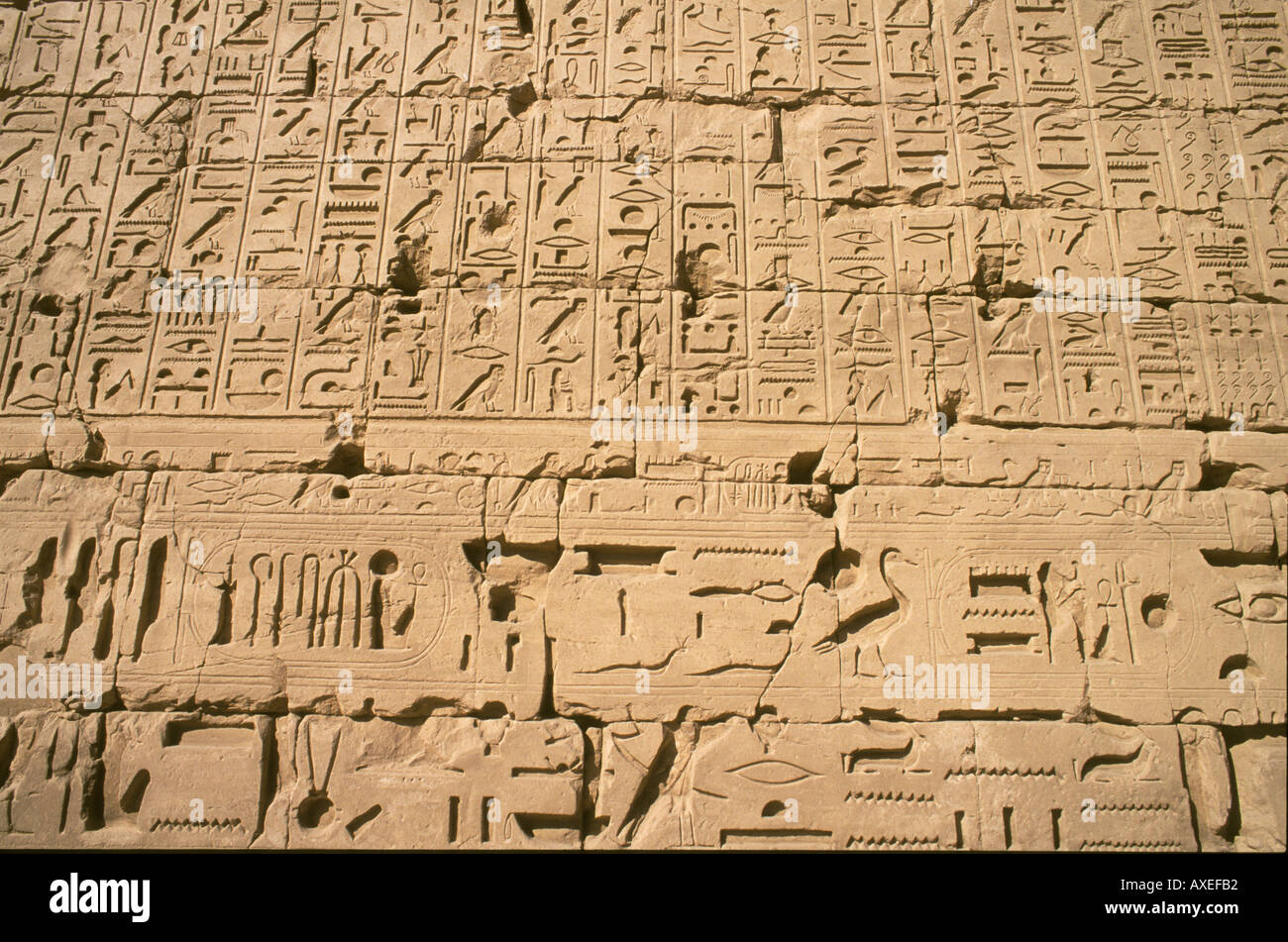 Africa Egypt Luxor Karnac Temple Stock Photo - Alamy