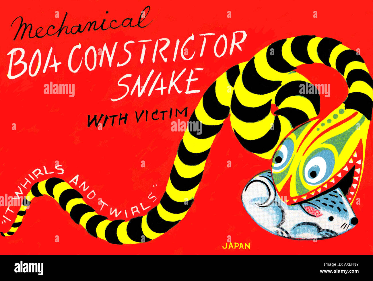 Mechanical Boa Constrictor Snake Stock Photo - Alamy
