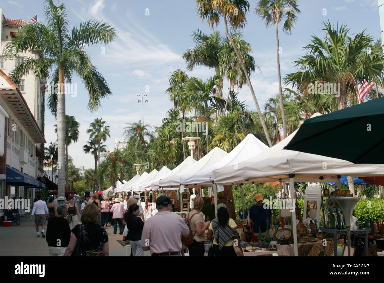 Miami Beach Florida,Lincoln Road Mall,Outdoor Antique and Collectibles ...