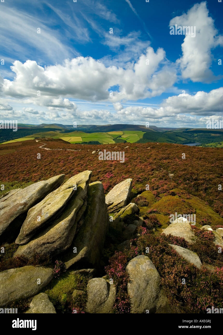 Rock formation in the Peak district Stock Photo - Alamy