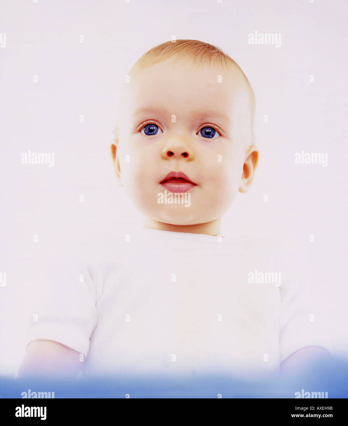 child childhood child hood sit baby age 0 5 interior portrait blue eyes ...
