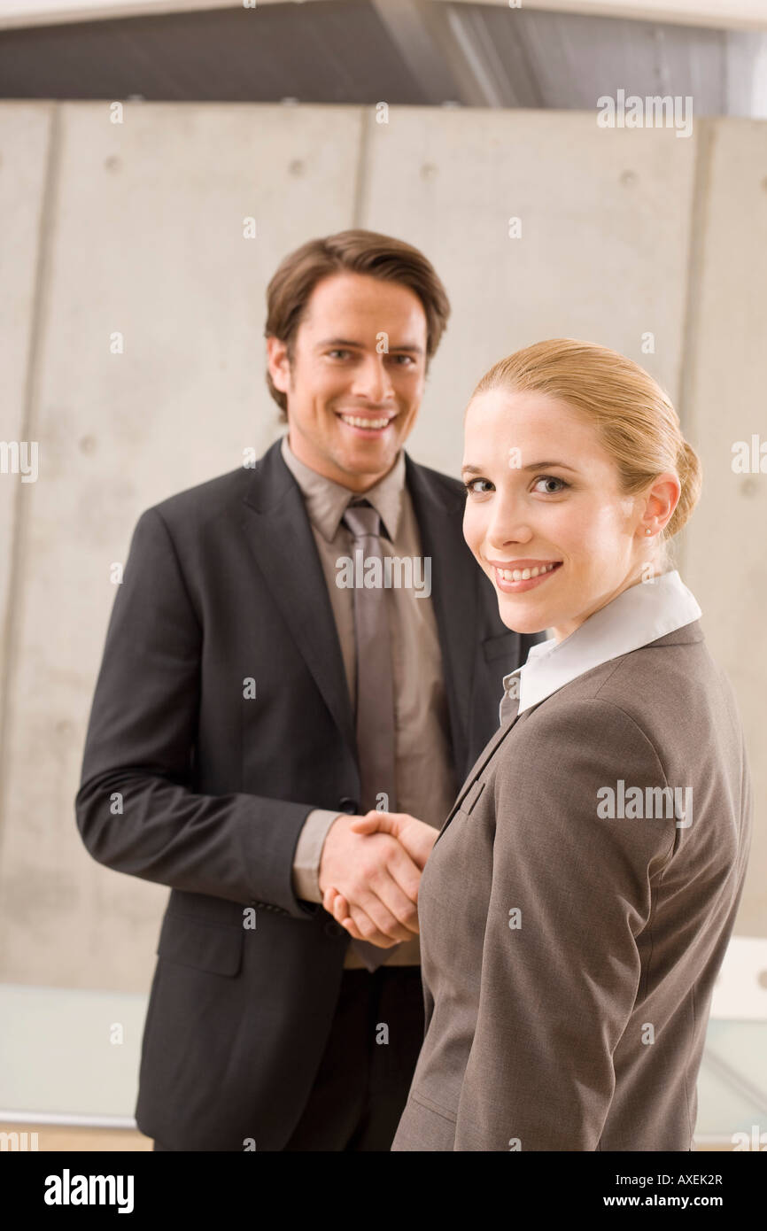 Females shaking hands on business hi-res stock photography and images ...