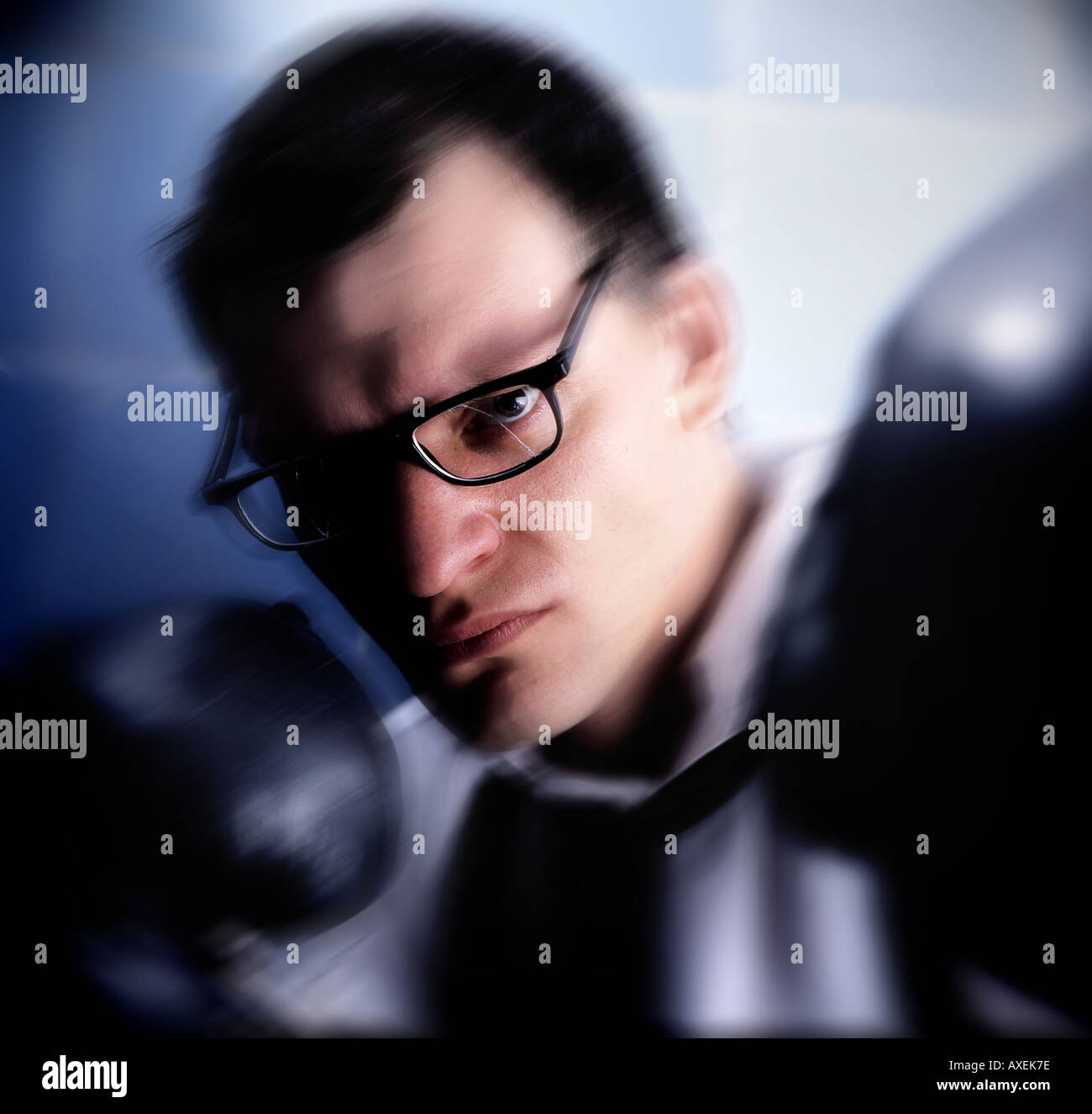 man male age 35 40 dark haired adult businessman beat fight protect hit ...