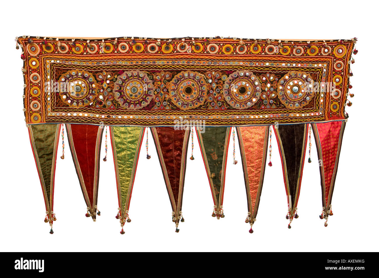 crafts traditional Indian Torana embroidered door decoration made from ...