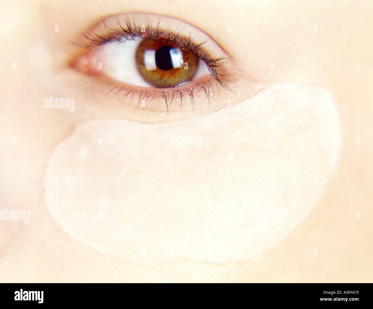 Woman plaster eye hi-res stock photography and images - Alamy